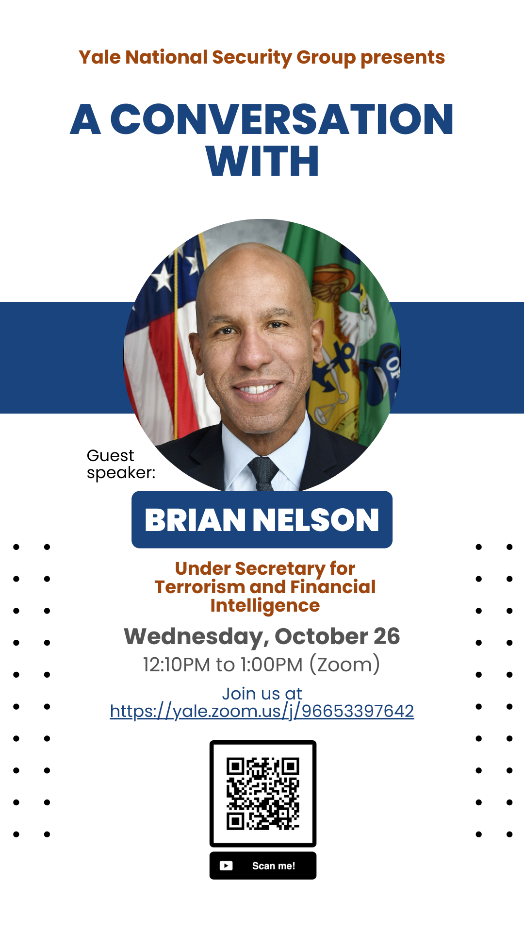 POSTPONED: NSG Presents: A Conversation with Brian Nelson | Yale Law School