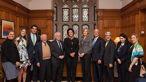 Sol Goldman Courtyard Dedication Held April 4 - Yale Law School