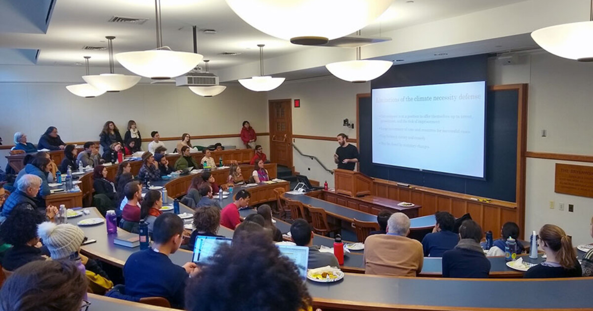 Ted Hamilton Speaks on Civil Disobedience and the Climate Necessity ...